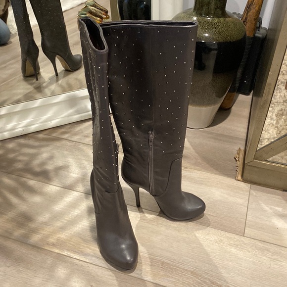 maria pino | Shoes | Maria Pino Calf High Boots 7 | Poshmark